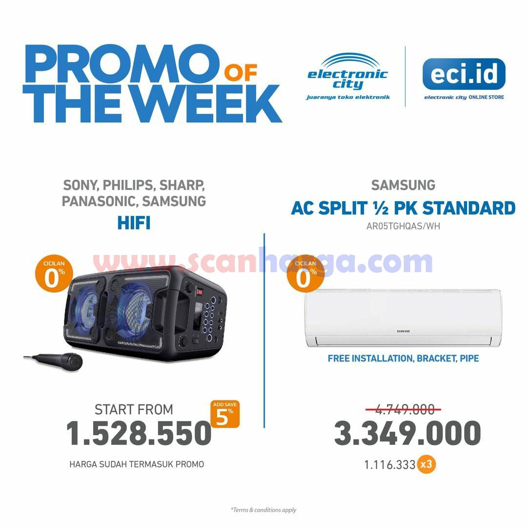 Promo Electronic City Of The Week 24 - 30 September 2021 - scanharga