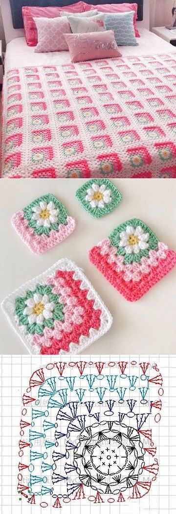 Corner To Corner Granny Square Crochet Pattern - Ovie Media