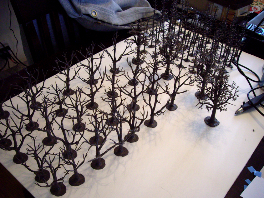 Making Trees - My First Forest - TY'S MODEL RAILROAD