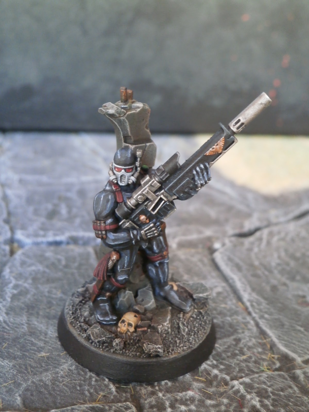 Hard-Edge Painting: Vindicare Assassin