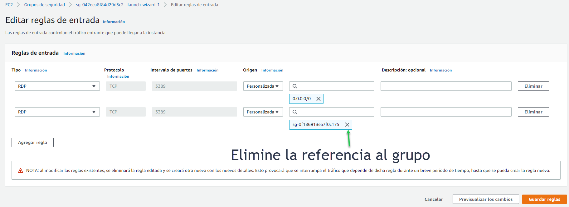 Solucionado Error Al Eliminar Un Security Group En AWS solucionado-error-al-eliminar-un-security-group-en-aws