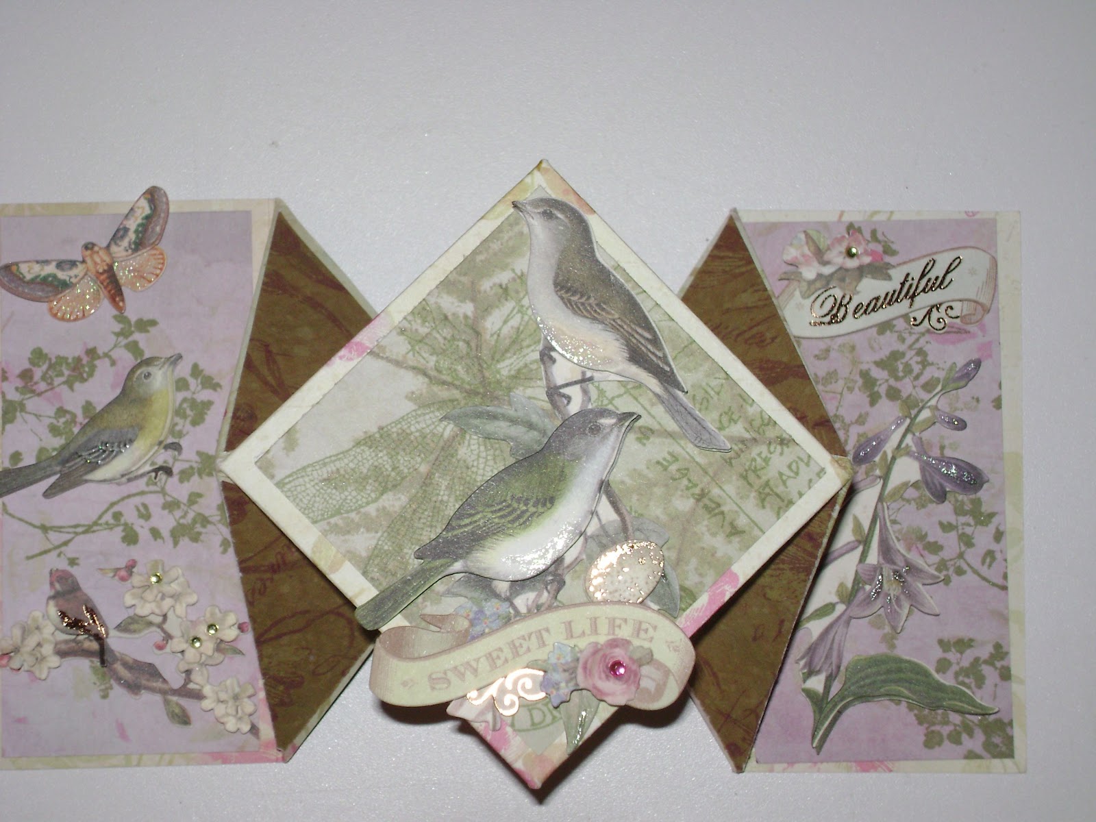 Crabtree-Creations: Diamond Fold Card