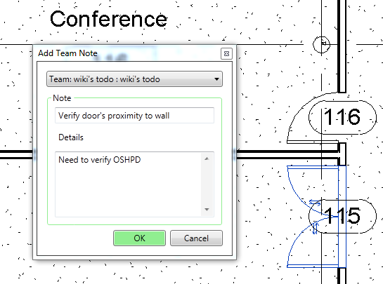 Revit Add-Ons: Team Notes Add-in for Revit