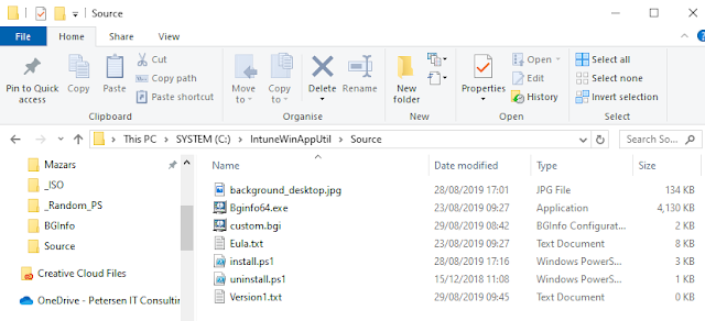 Modern Management - Part Nine - BGinfo via Intune