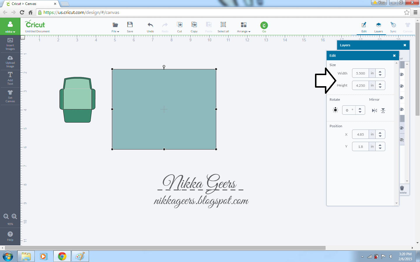 Create Your Vision Cricut Explore Tutorial How To Size Envelopes Create Your Vision Cricut Explore Tutorial How To Size Envelopes