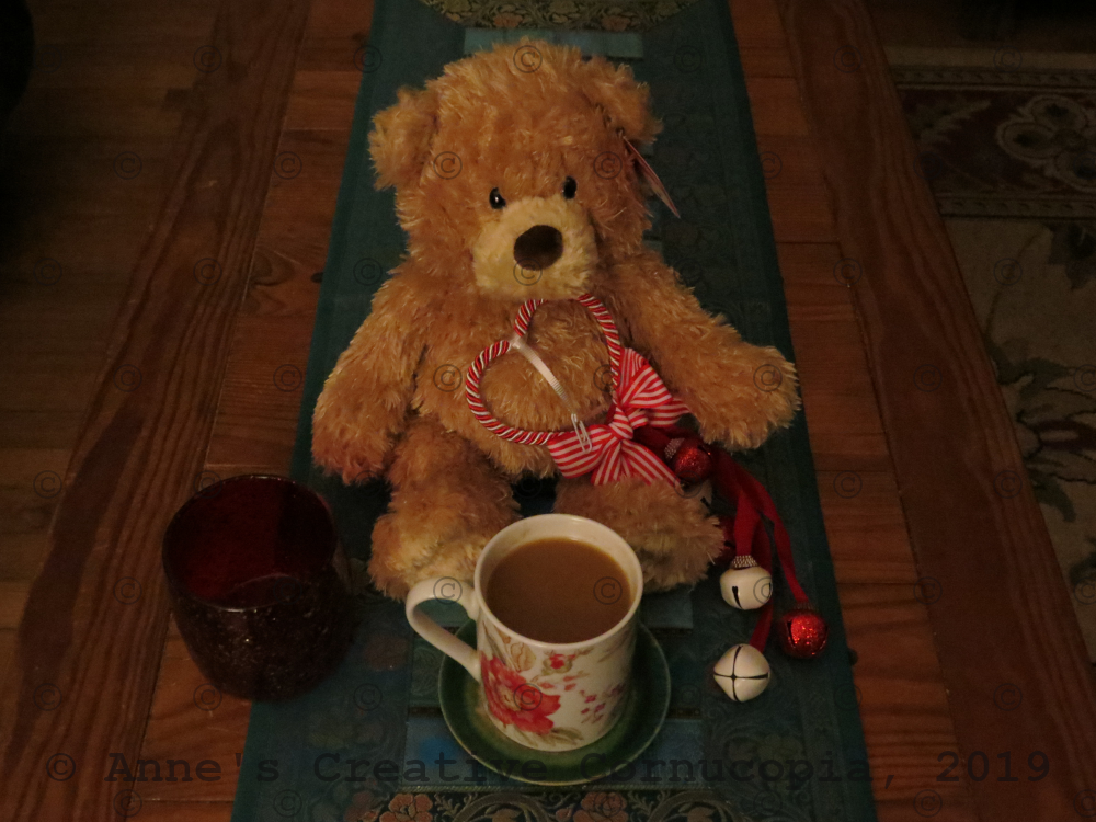Anne's Creative Cornucopia: "T Stands For Teddy Drinking Coffee ...