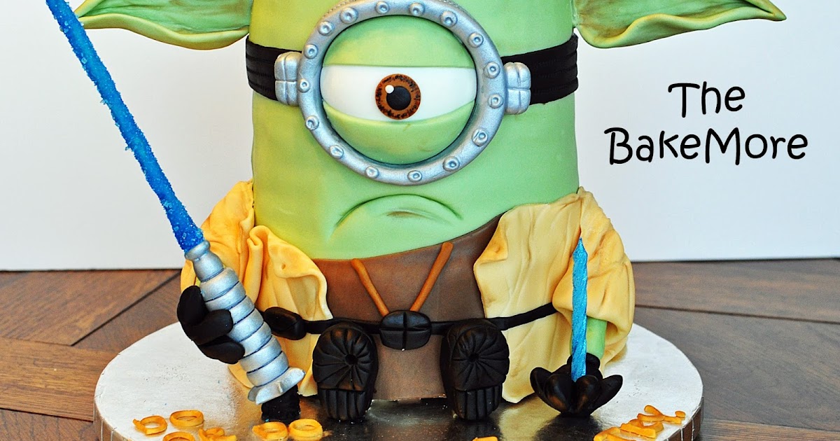 The Bake More: Grumpy Yoda Minion Cake
