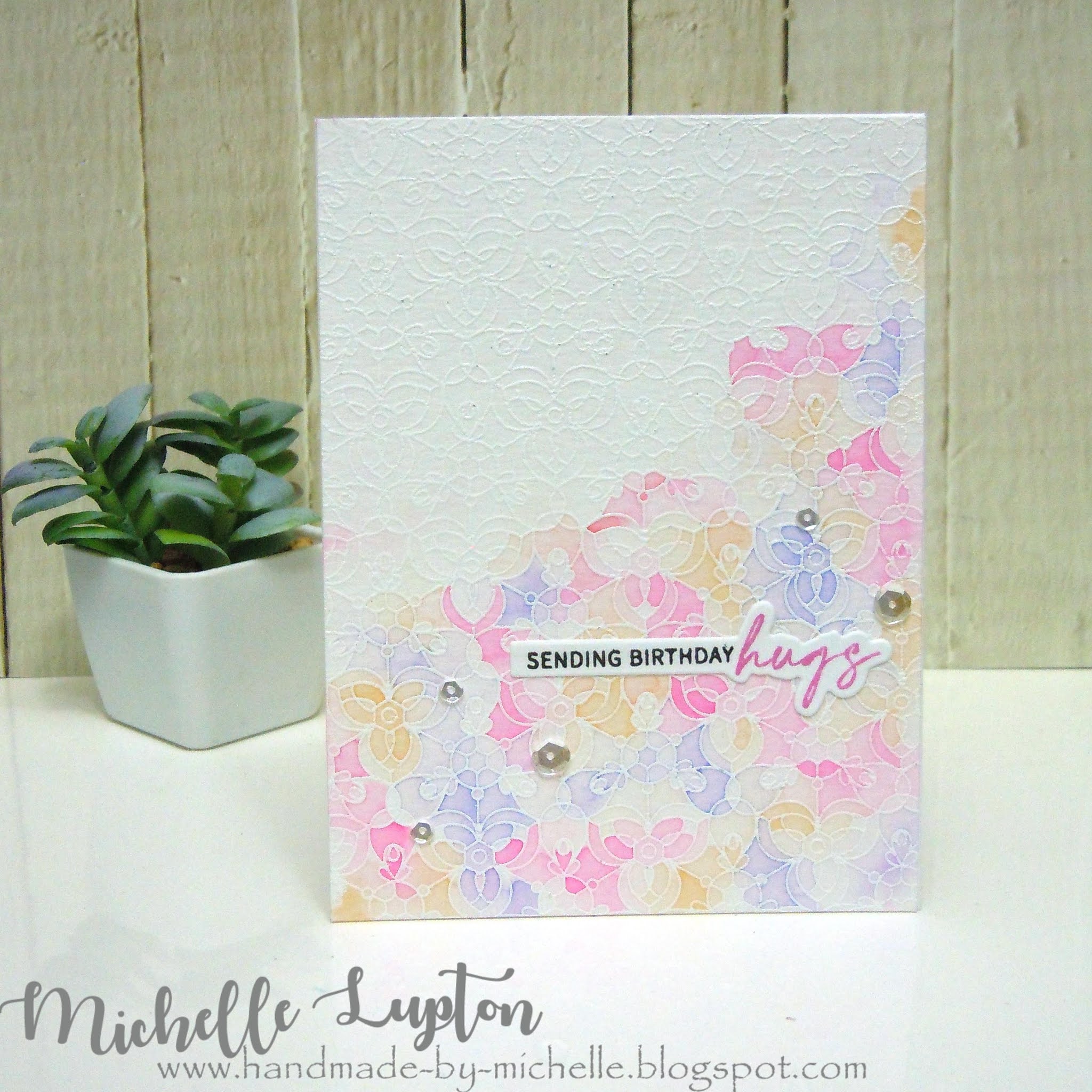 Handmade by Michelle: Pastel birthday