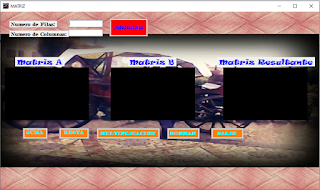 Matriz de Suma, Resta y Multiplicación Hecho en Visual Basic (Ejercicio ...
