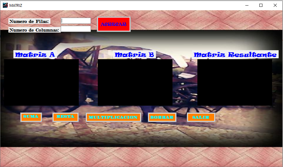 Matriz de Suma, Resta y Multiplicación Hecho en Visual Basic (Ejercicio) - Proyectos y Tareas
