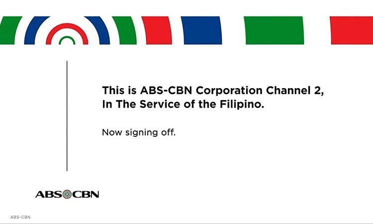 Philippines largest TV network ABS-CBN shutdown