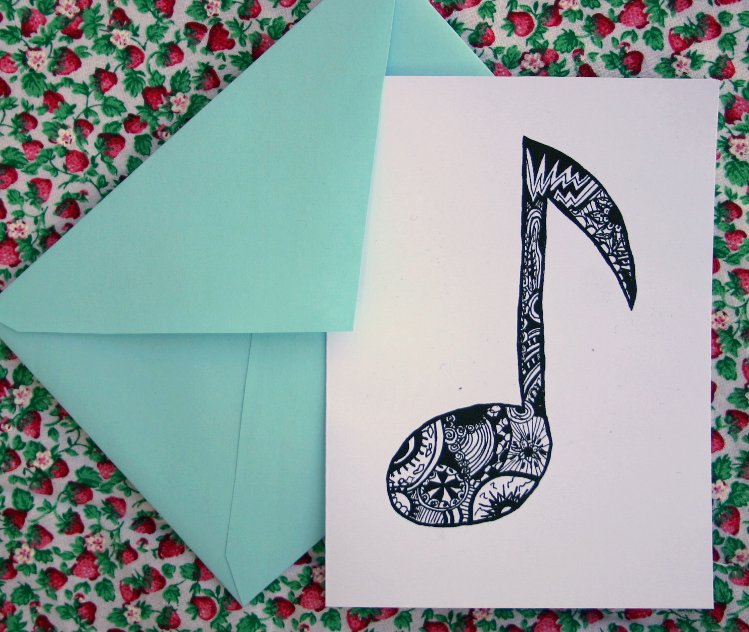 Music Note Cards
