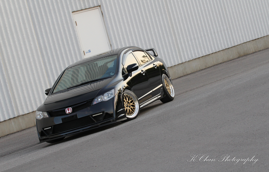 Modified Black Civic | Sport Cars