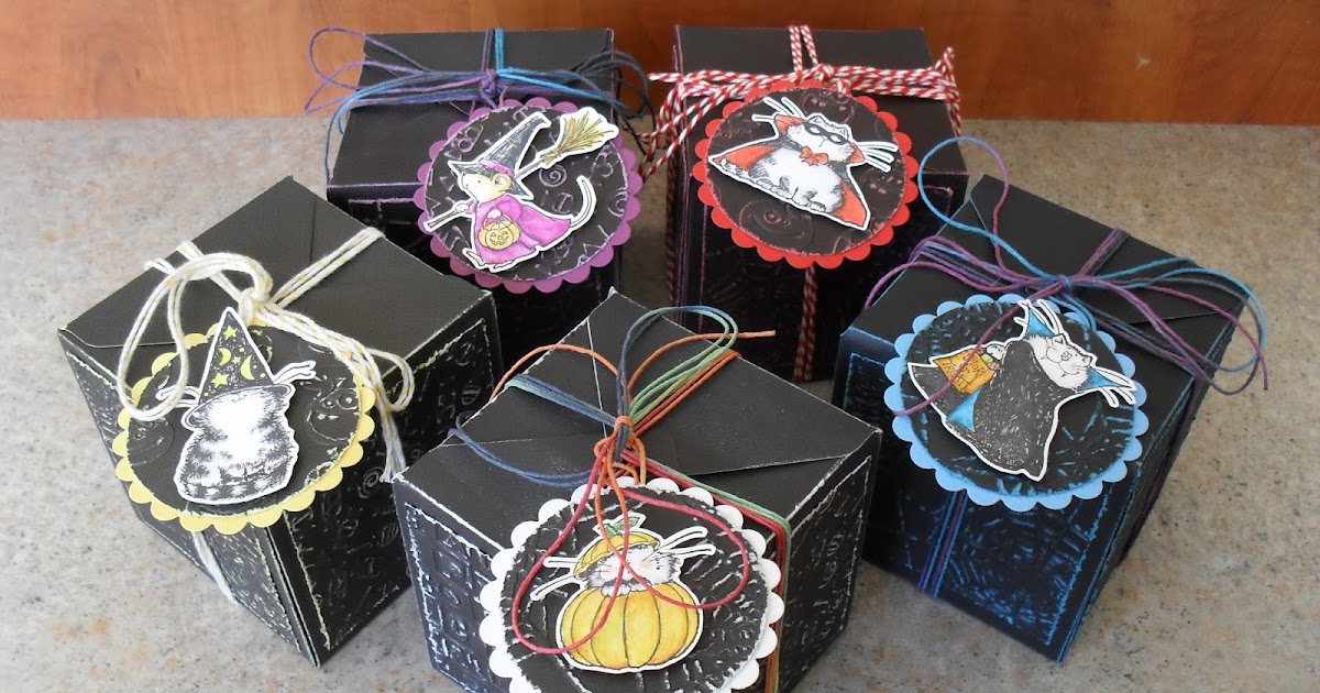 Helen's Craft Haven...: Spooky Treat Boxes