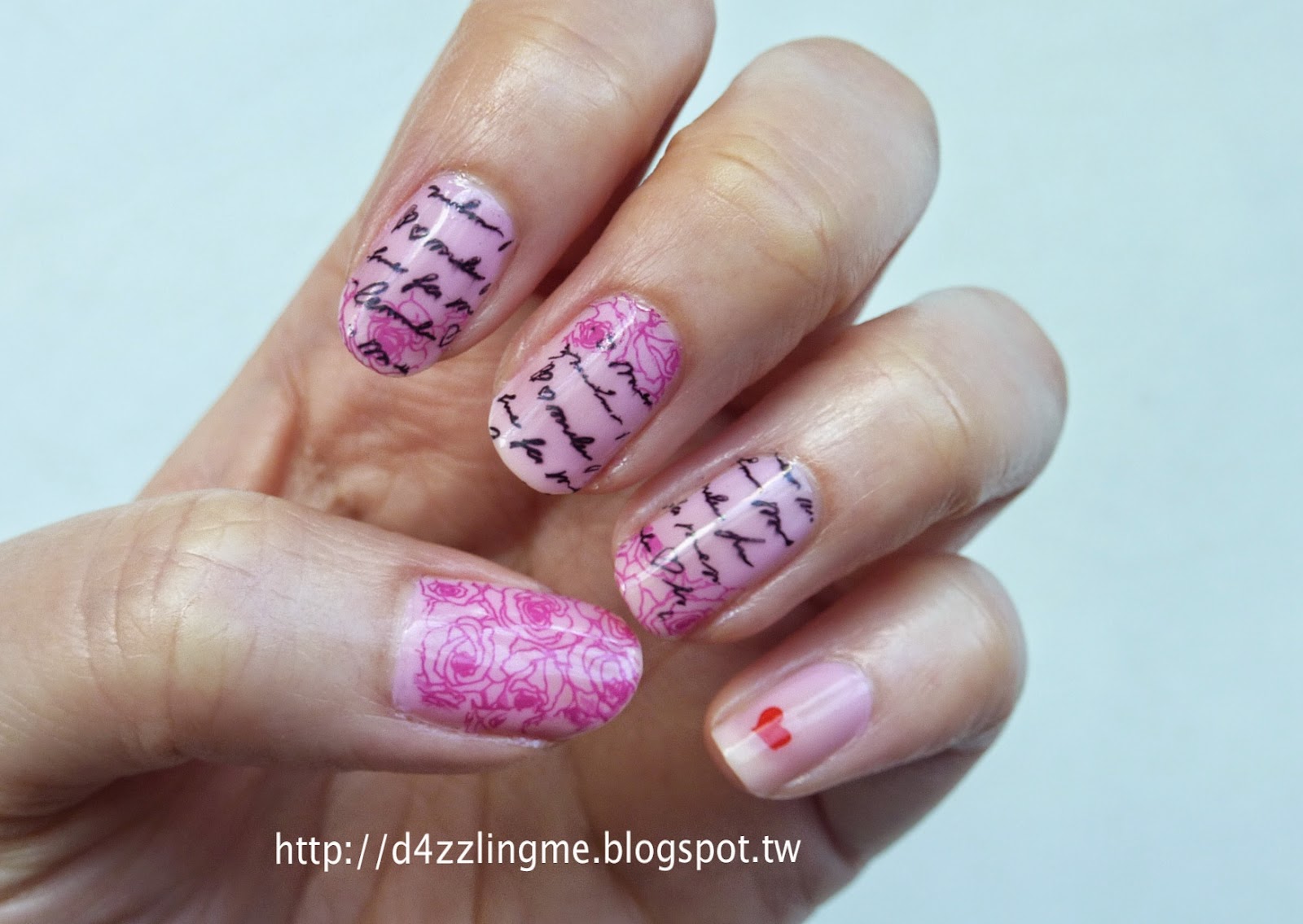 D4zzling Me: Love Letter Nails