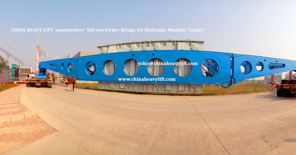 500 ton High Girder Bridge and Hydraulic Modular Trailer for ...