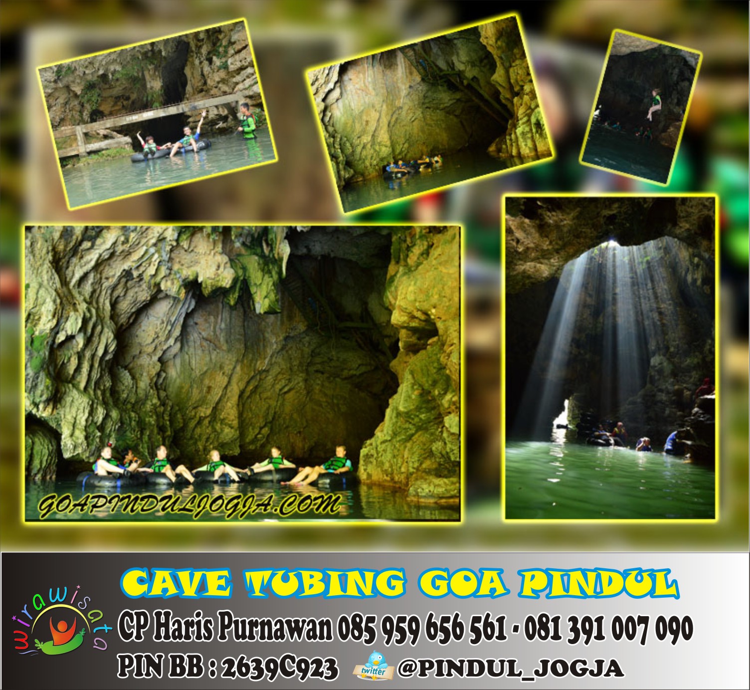 heryfosil: GOA PINDUL - RIVER TUBING - RAFTING - GUNUNGKIDUL OFFROAD