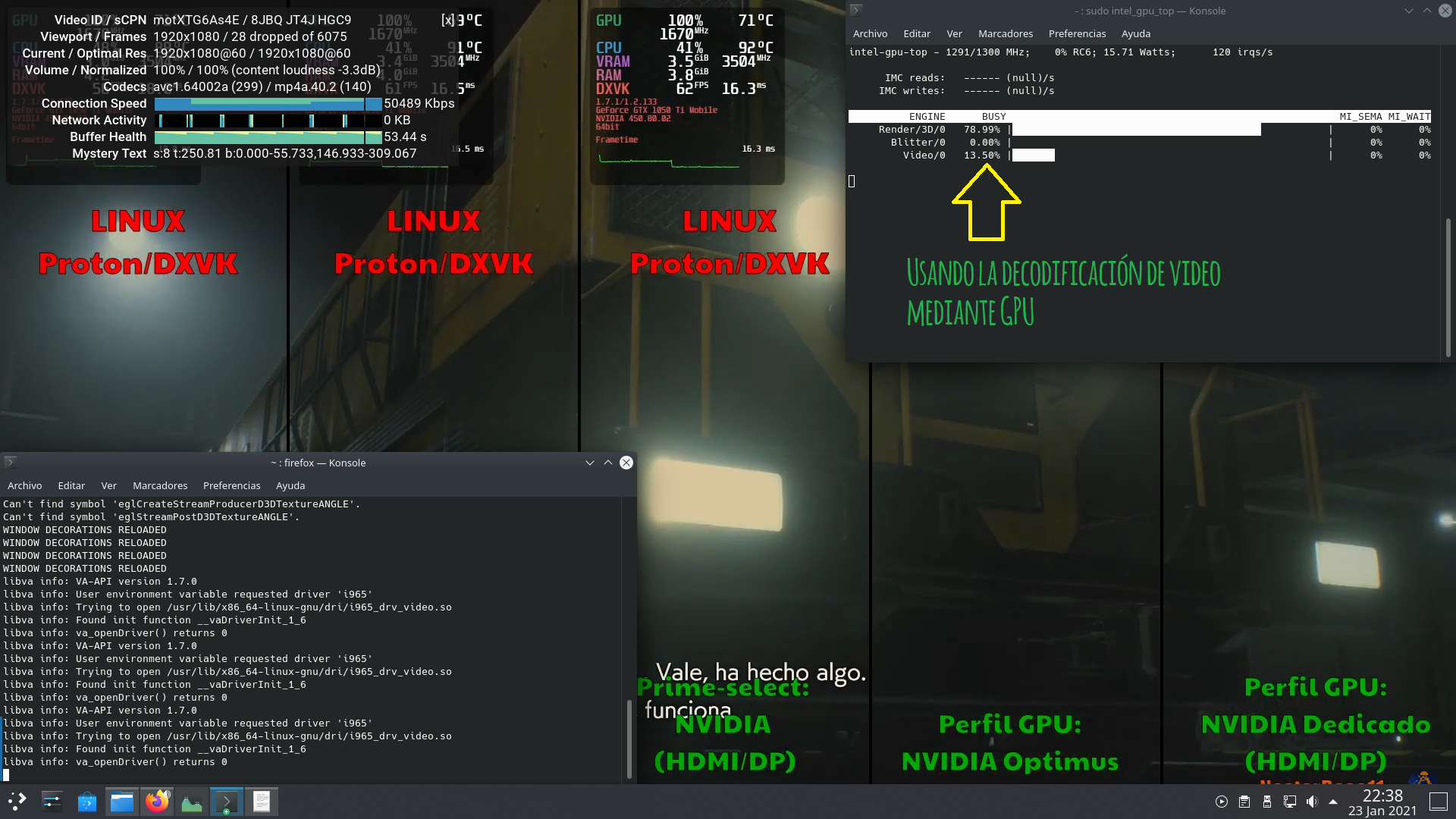 Activar y configurar la aceleración por hardware VAAPI en Firefox para ...