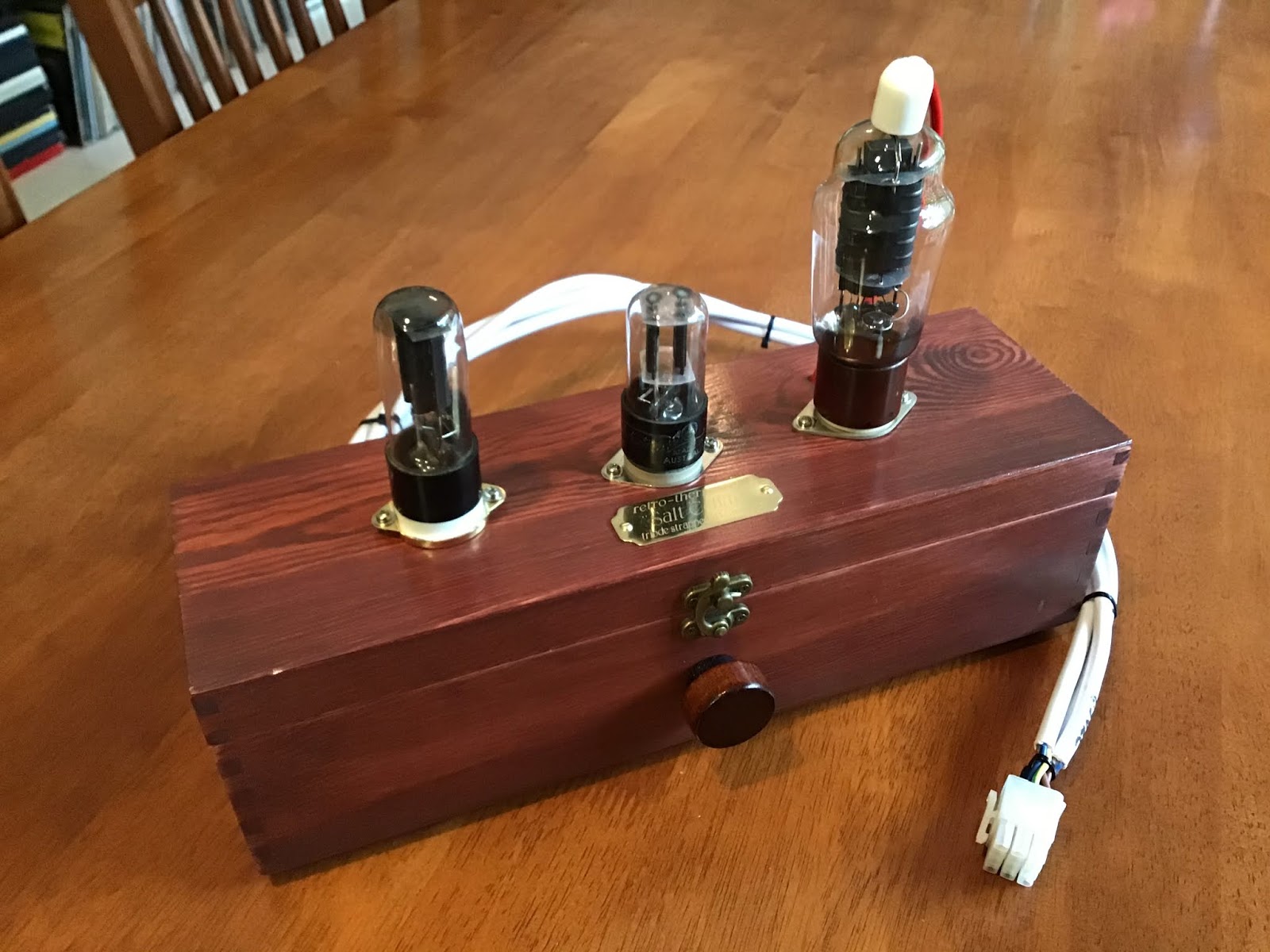 retro-thermionic: Salt Cellar - mono 807 triode strapped integrated amp