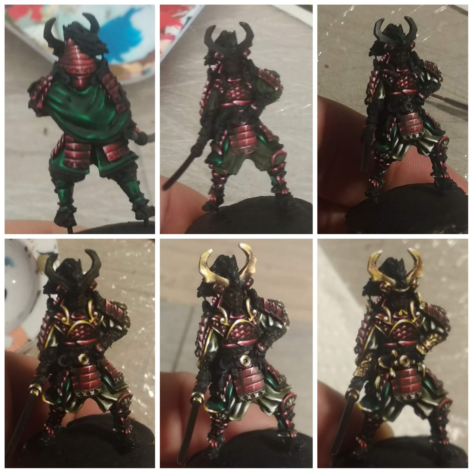 Leyendas en Miniatura: [Pintura] Samurái de TitanForge