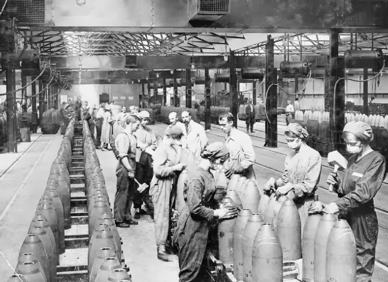 World Of Technology: Munitions factory during World War 1