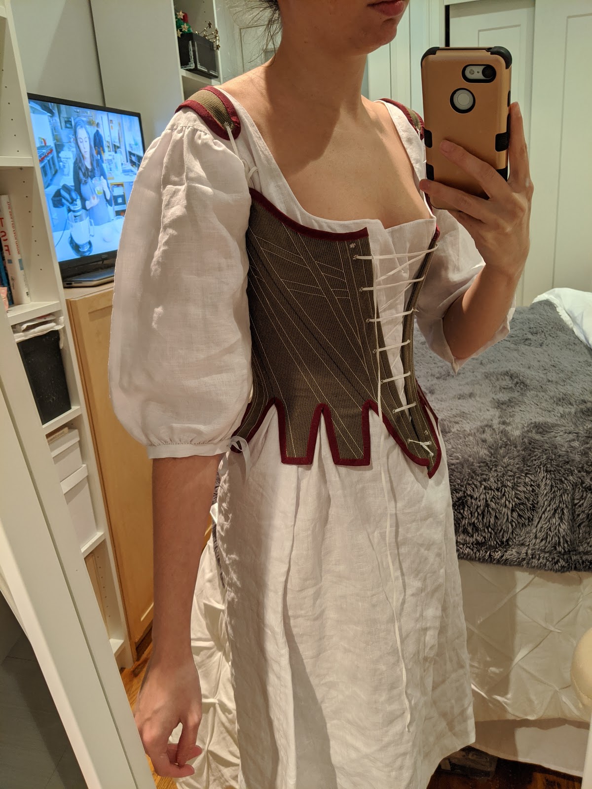 Handsewn 18th Century Linen Shift