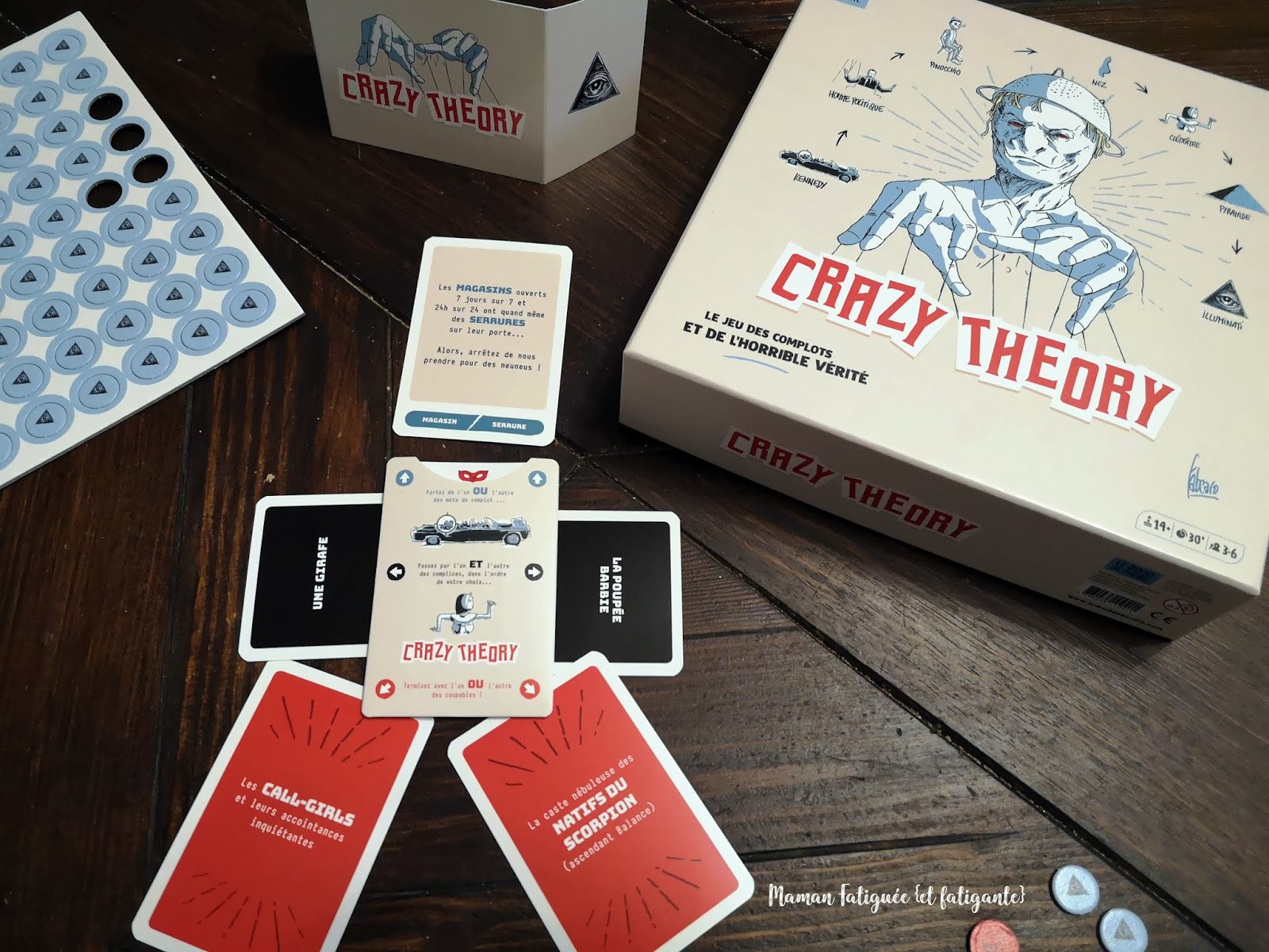 Crazy theory, le jeu des complots - Maman Fatiguée {et Fatigante}