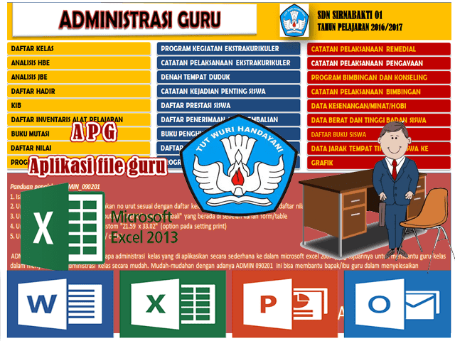 Berkas Sekolah Kita: Aplikasi Lengkap Administrasi Guru Kelas SD Berkas Sekolah Kita: Aplikasi Lengkap Administrasi Guru Kelas SD