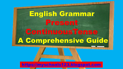 Present Continuous tense A Comprehensive Guide | Present Continuous ...