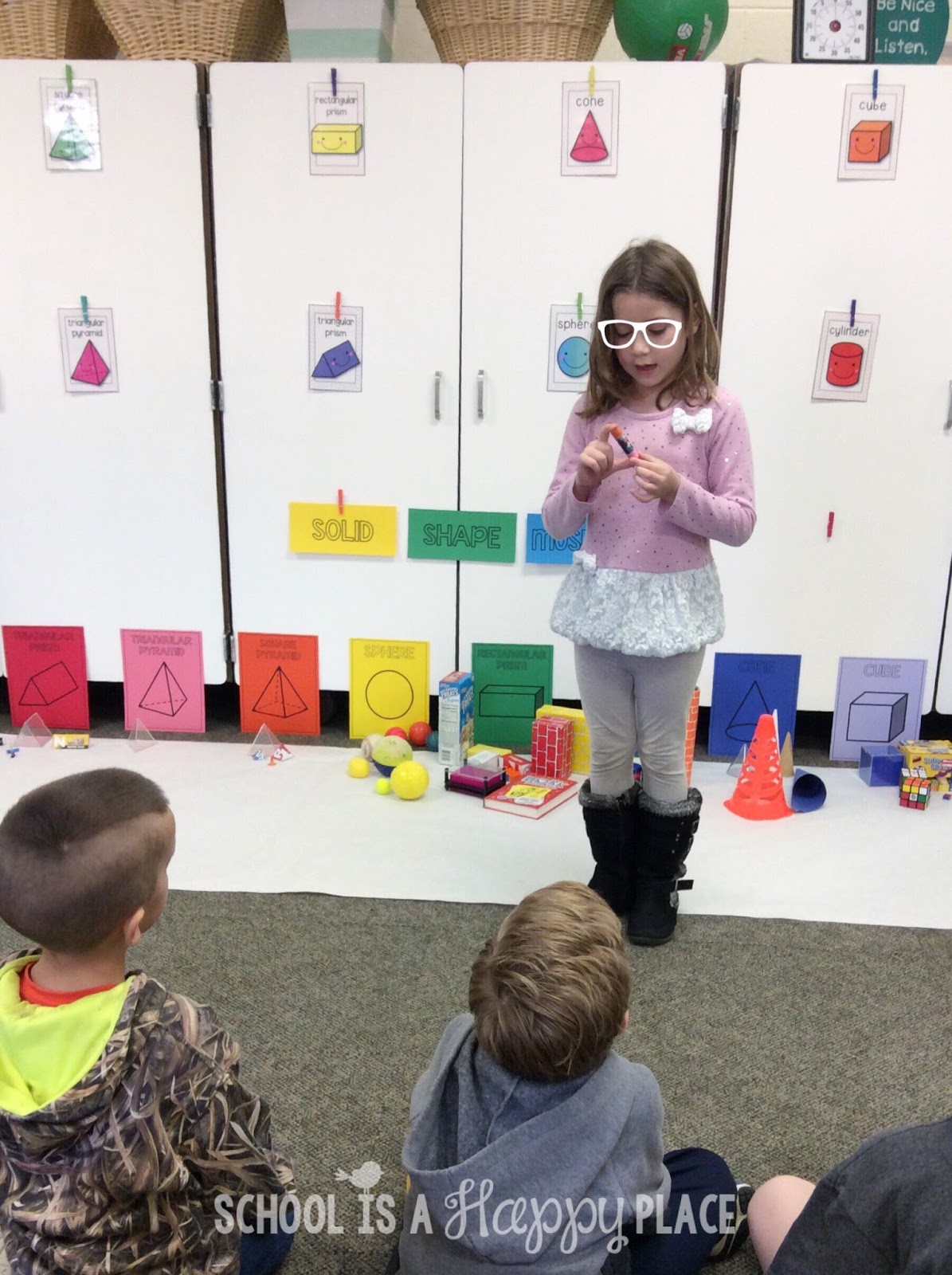 School Is a Happy Place: A Visit to the Solid Shape Museum