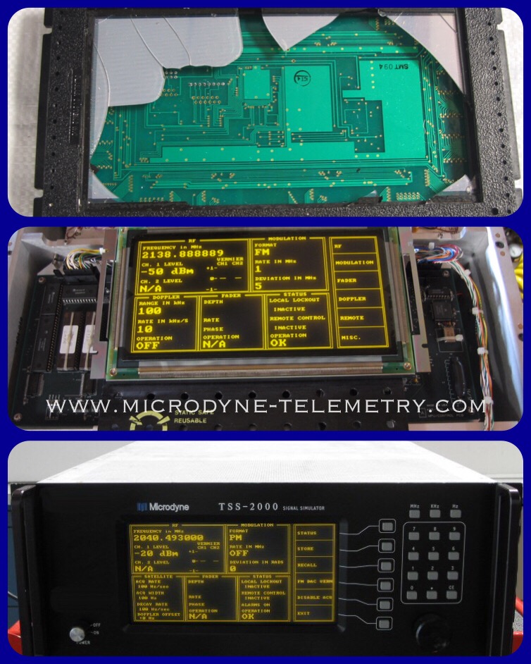 Microdyne Telemetry: Microdyne TSS-2000 LCD Screen