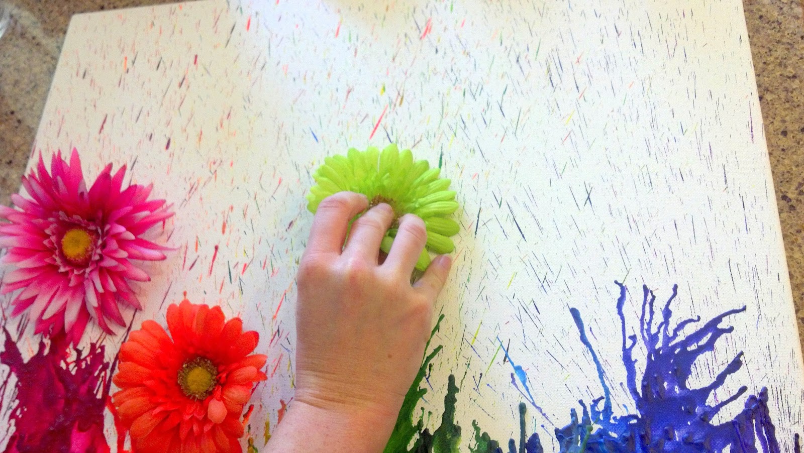 Flowers Creations: Crayon Art Tutorial