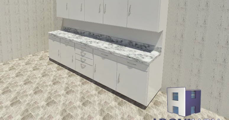 Familias Cocina Equipada J (RFA) | ArquiHoy-Revit