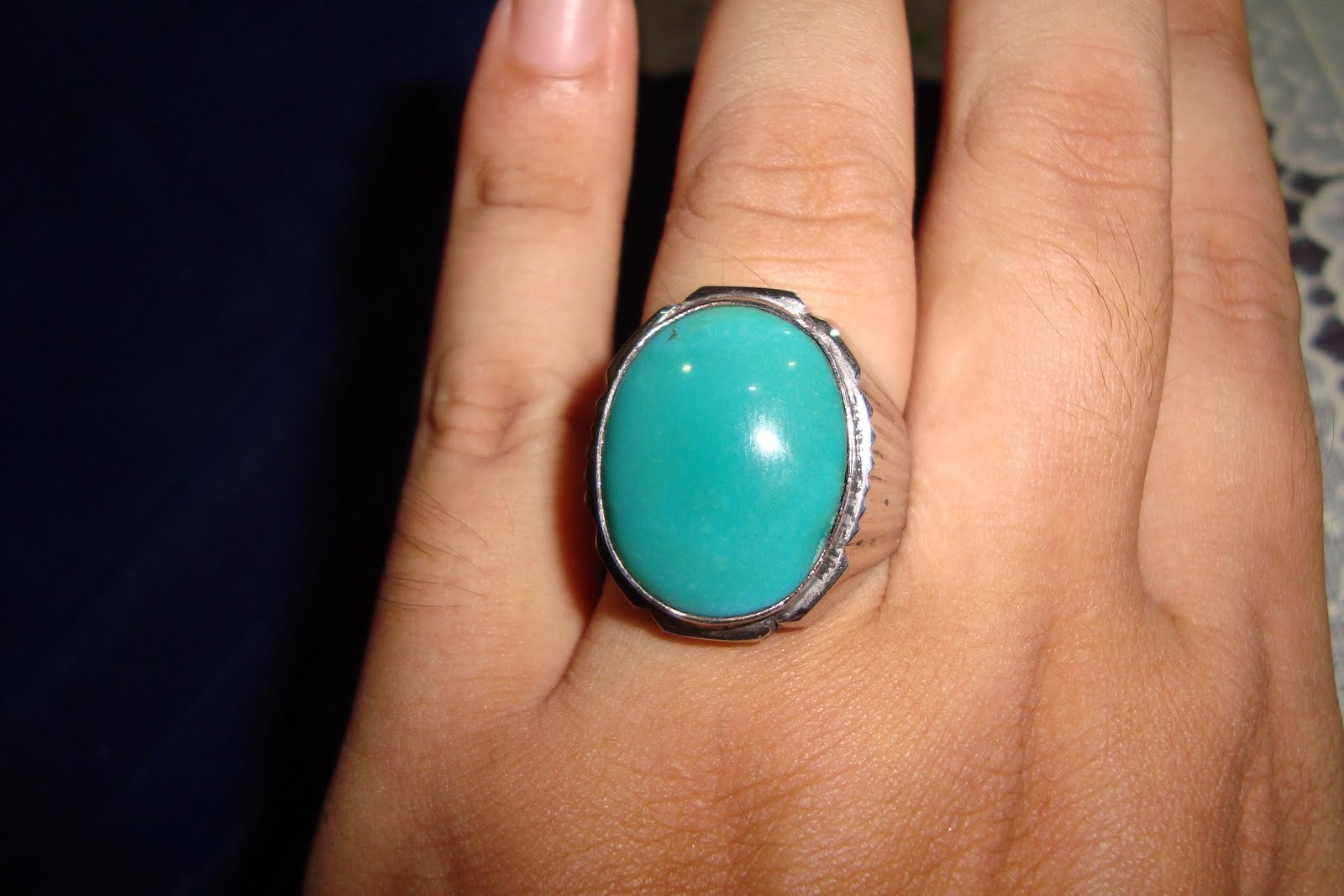 ZAMRUD TECHNOLOGY: [Kod: ZT338] Cincin Steel Tempah Firus Iran (batu ...