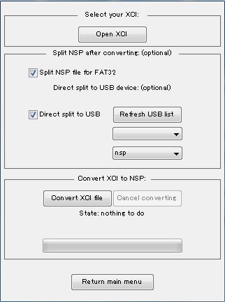 ニンテンドースイッチ XCI、NSPファイルの分割や変換、アップデートと統合などさまざまな機能があるSwitch Army Knife紹介