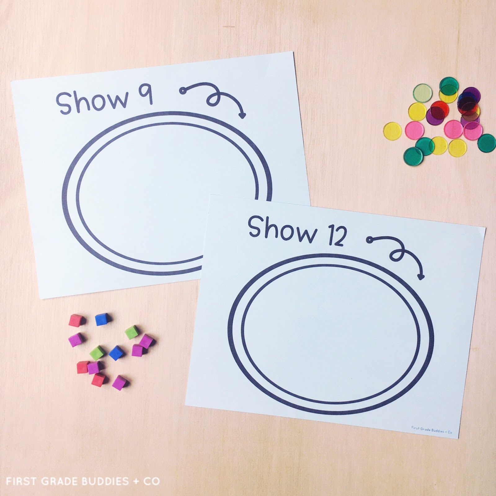Simple Math Games to Practice Counting | First Grade Buddies