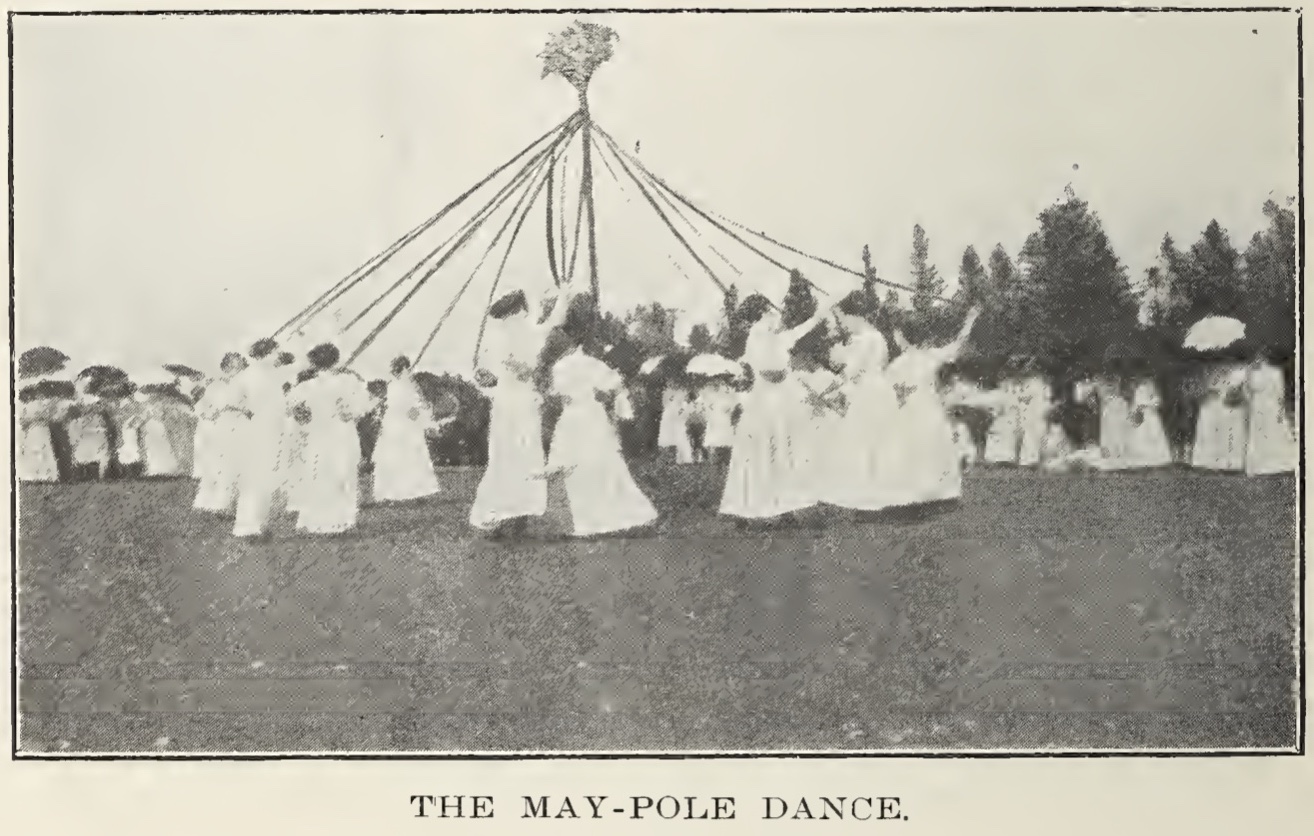 Guelph in postcards: The May Pole dance: Merrie England at the ...