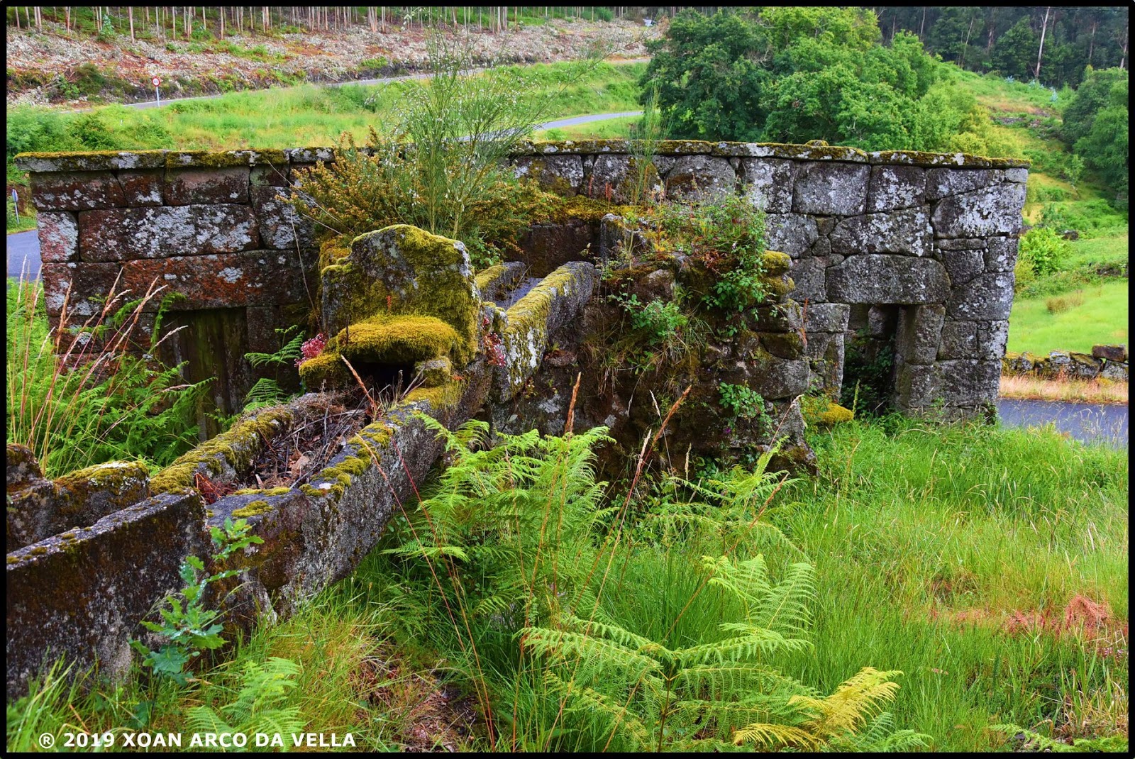 XOAN ARCO DA VELLA: MUIÑO EN MIRÓN - MIRÓN - TOURÓN - PONTE CALDELAS