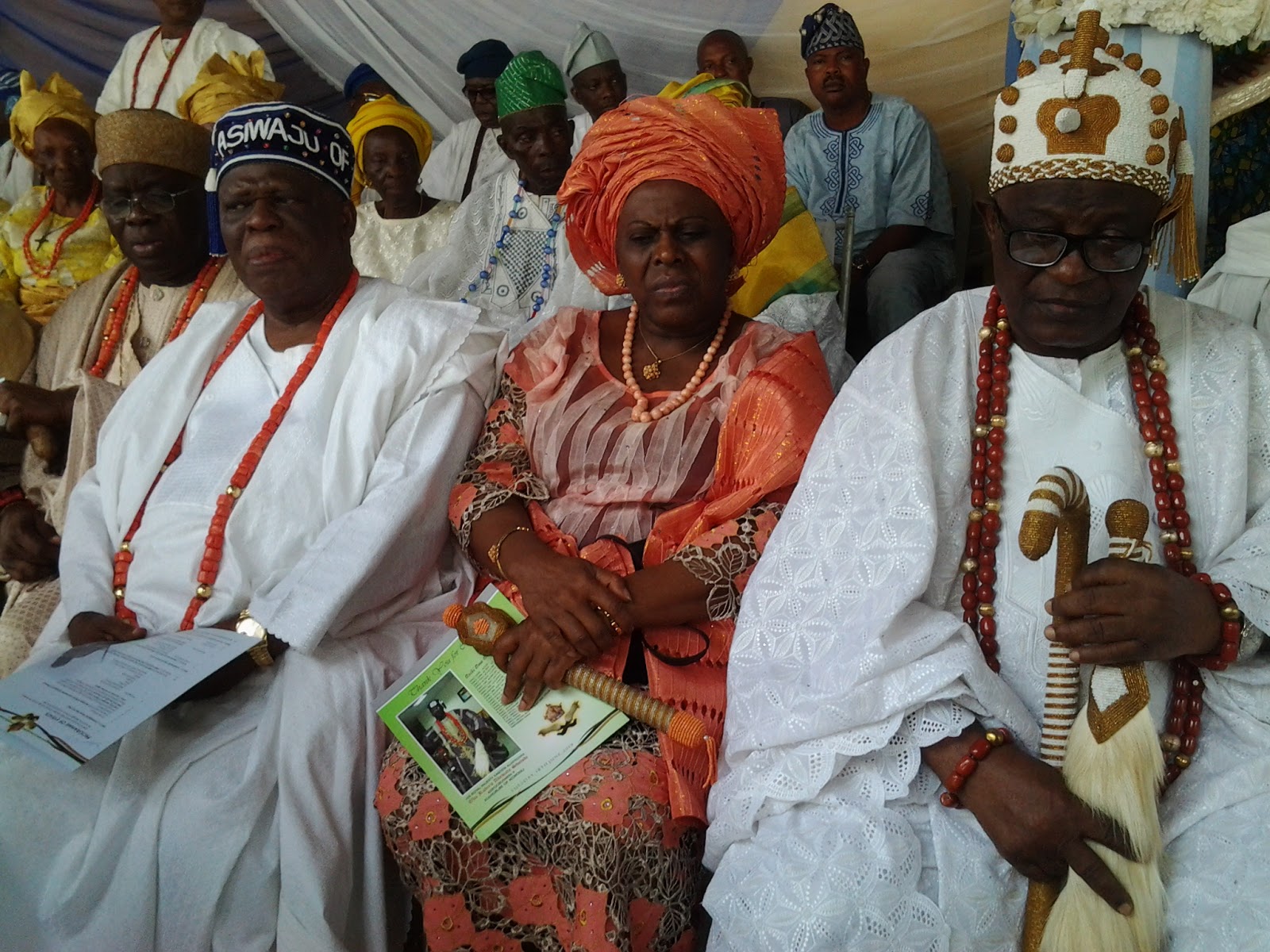 AKARIGBO OF REMO LAND, OBA BABATUNDE ADEWALE AJAYI REPEATS 80 YEAR OLD ...