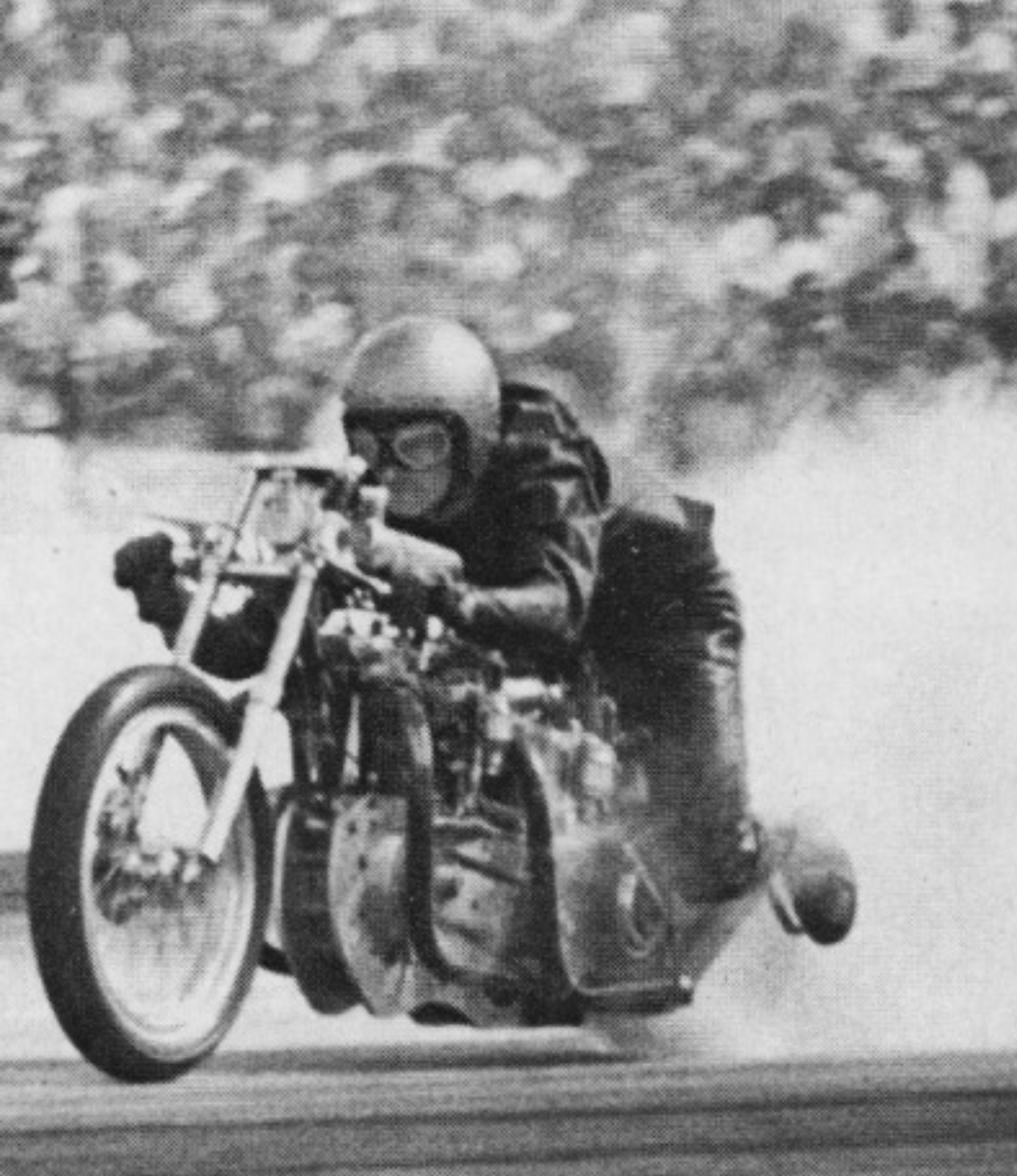 POPPA WHEELIE: Larry Welch and the Sonny Routt Twin Engined Triumph