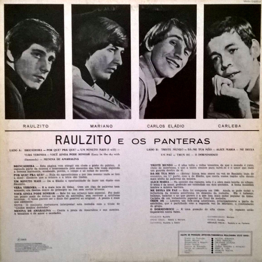 Raulzito e Os Panteras (1968)