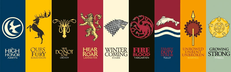 9 Klan Game of Thrones