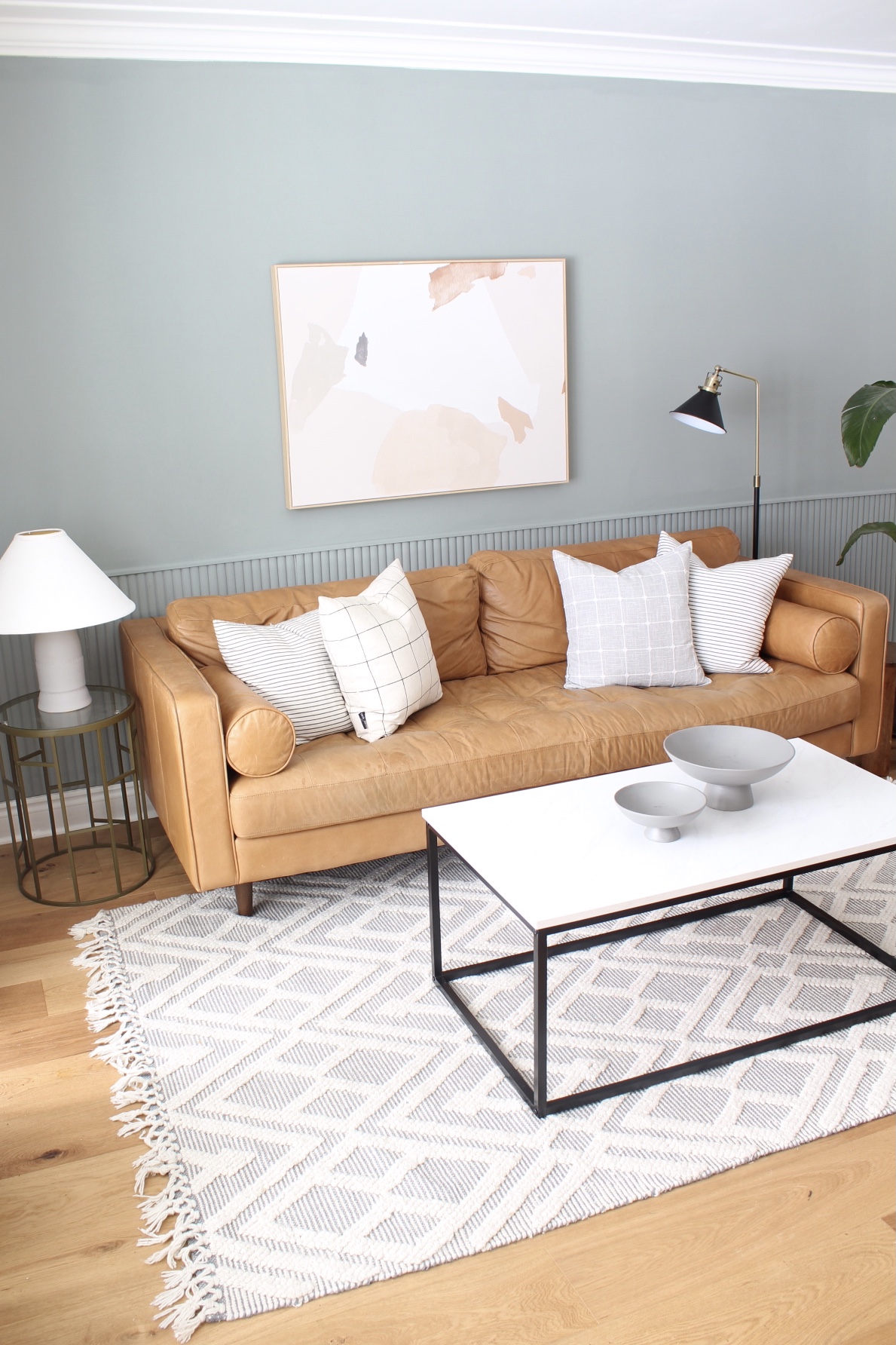 Modern Living Room Makeover - Harlow & Thistle