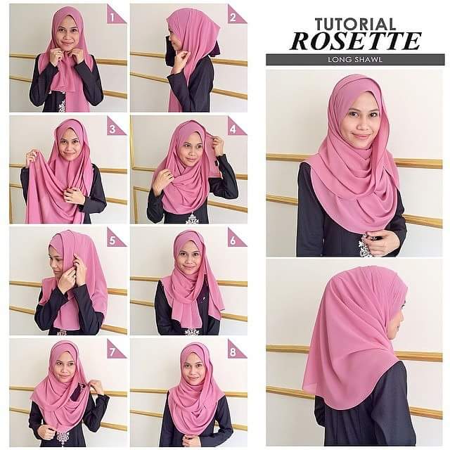 19 TUTORIAL TUDUNG/SHAWL