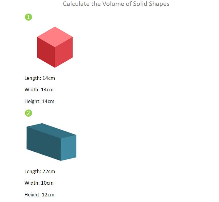 Bro and Sis Math Club: Calculate the Volume of Solid Shapes