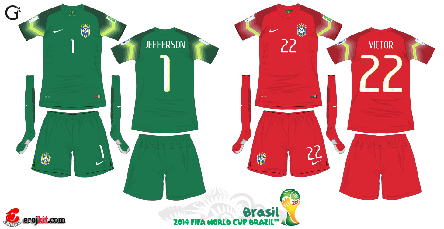 Kit Design, by eroj: 2014 Brasil WC Kits