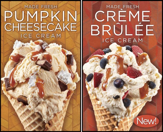Cold Stone Unveils New Creme Brulee Ice Cream for Fall 2016