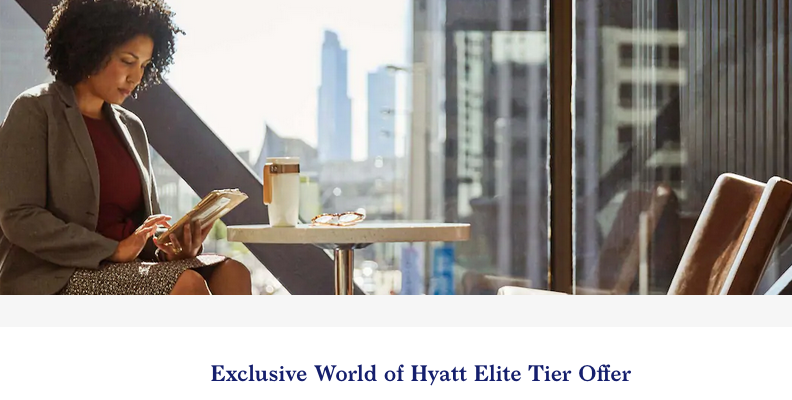 Targetted Hyatt offer for free World of Hyatt Explorist status for 90 ...