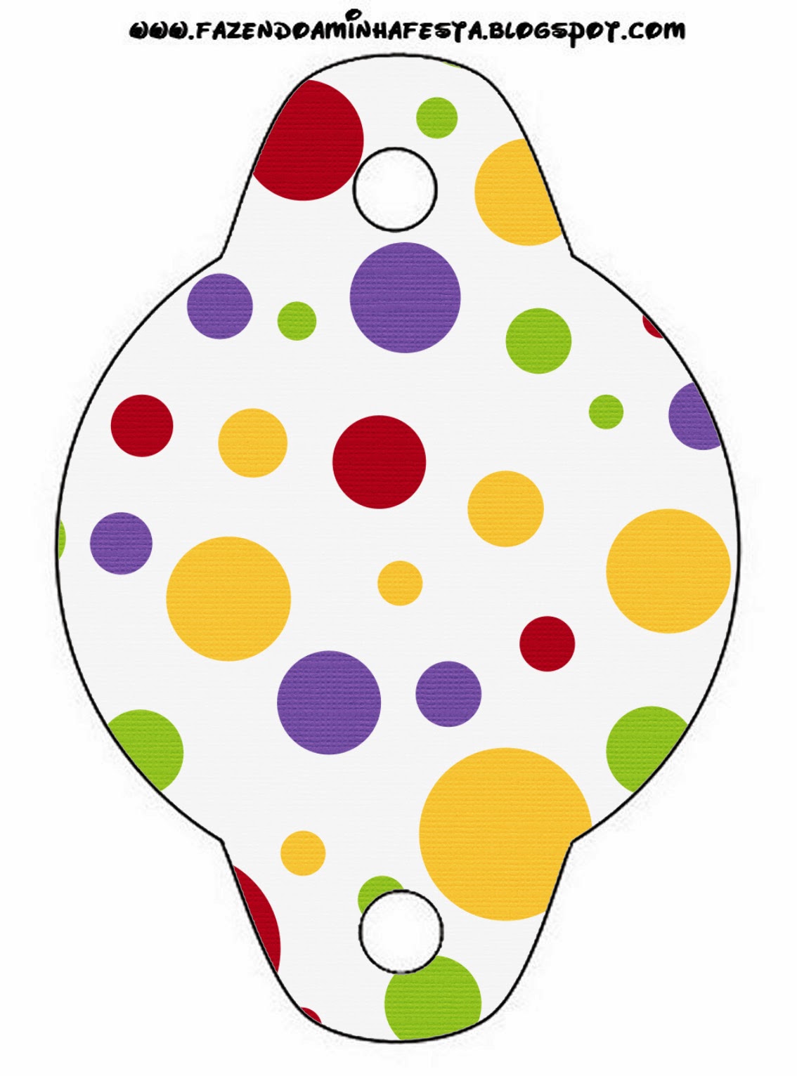Color Spots: Free Party Printables. - Oh My Fiesta! in english