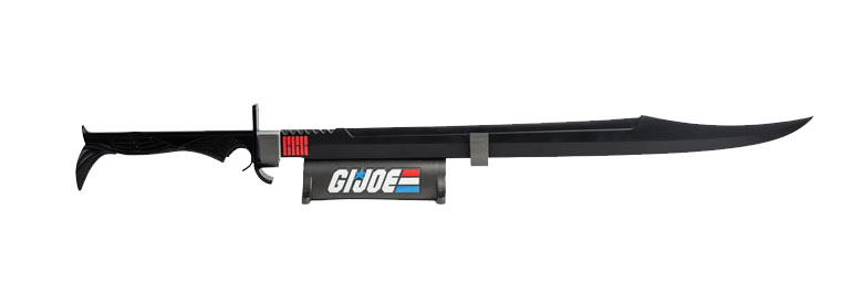 G.I. Joe Snake Eyes Sword with Sword Mount Stand Coming